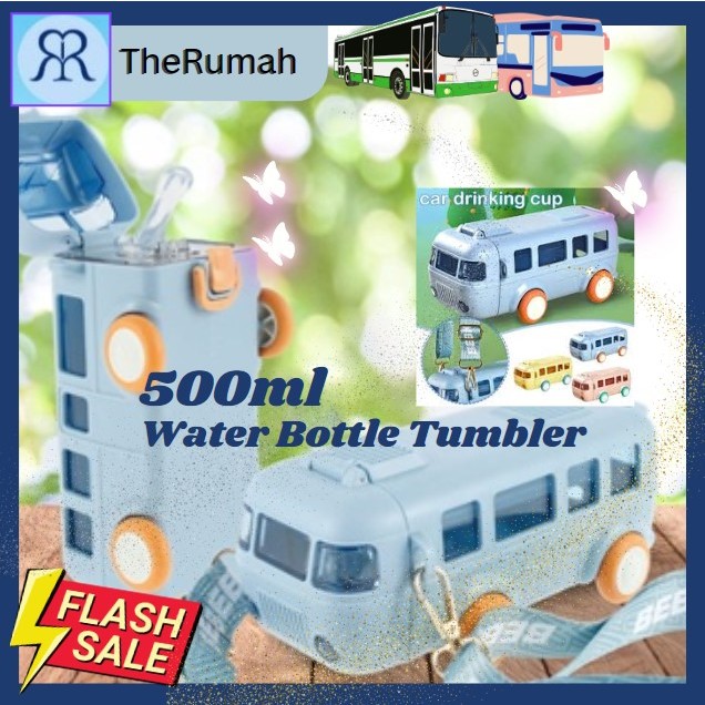 Kids Botol Air Viral Comel Cute Cartoon Car Water Cup Water Bottle ...