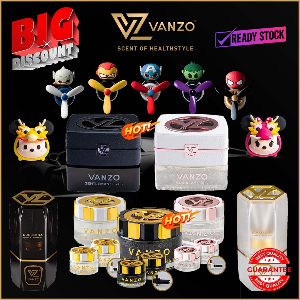 Vanzo Car Perfume Car Freshener Car Scent Car Fragrance Minyak Wangi ...