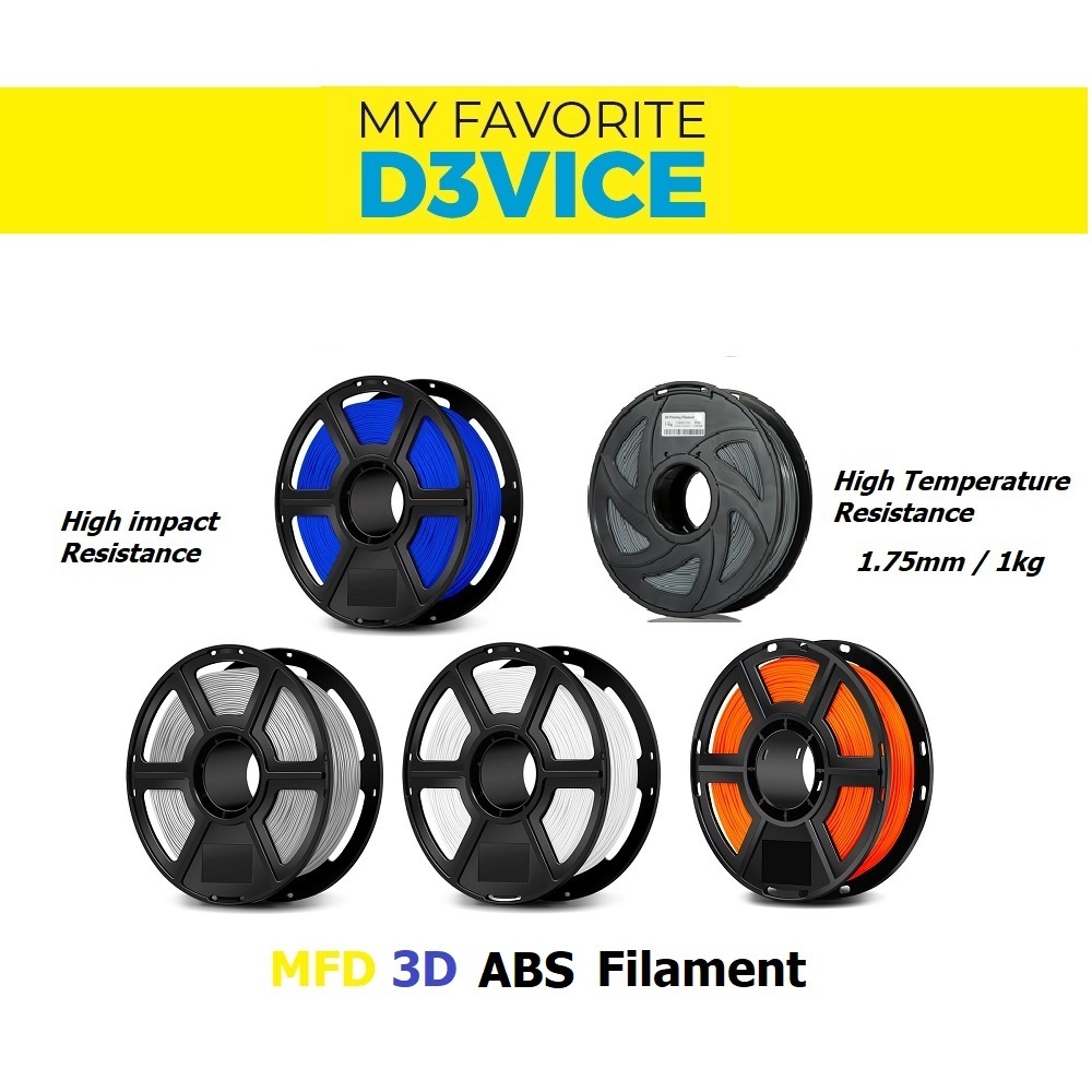 YASIN D3VICE ABS 3D Printing Filament 1.75mm 1kg High Quality for 3D ...