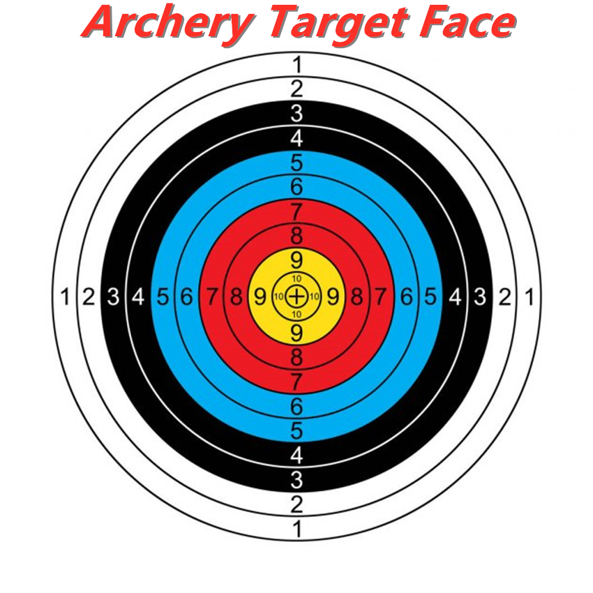 Archery Target Face Target Paper Fita 40 x 40/60 x 60 cm | Shopee Malaysia