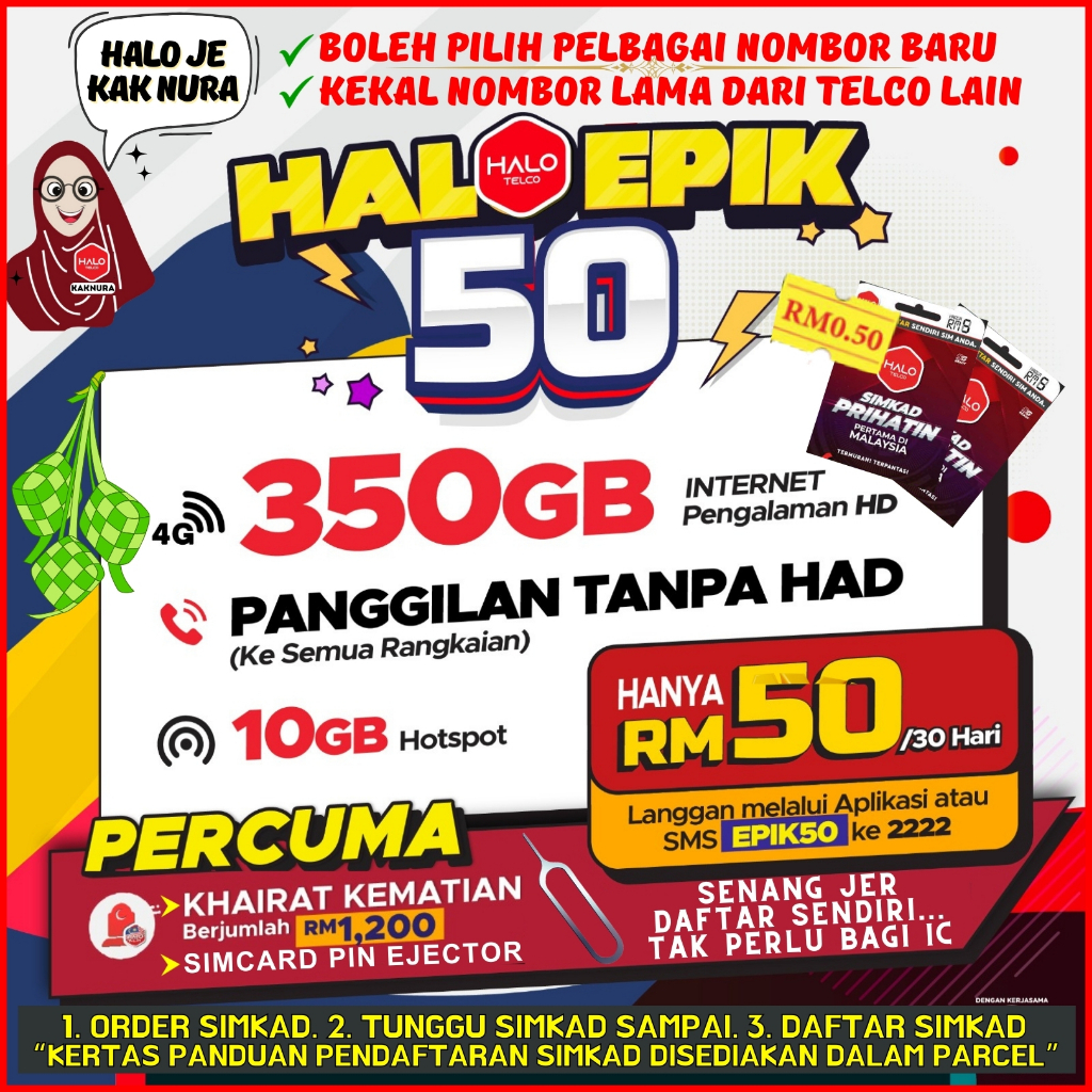 🔥【𝗦𝗜𝗠 𝗖𝗔𝗥𝗗 𝗛𝗔𝗟𝗢 𝗧𝗘𝗟𝗖𝗢 𝗧𝗨𝗡𝗘 𝗧𝗔𝗟𝗞】4G/5G COVERAGE CELCOM DIGI - SIMKAD ...