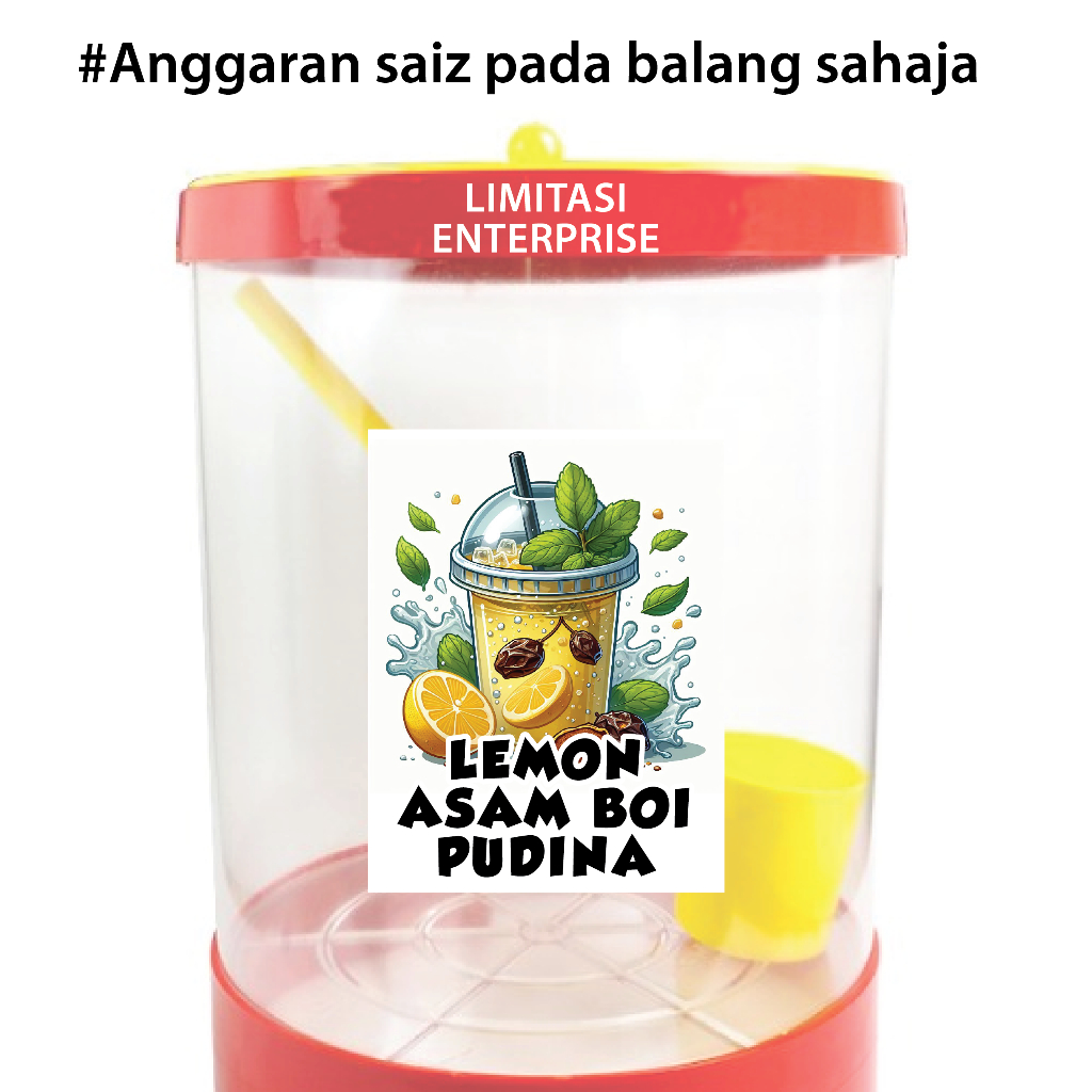 [readystock] a4 sticker white pvc stiker air balang pasar malam ...