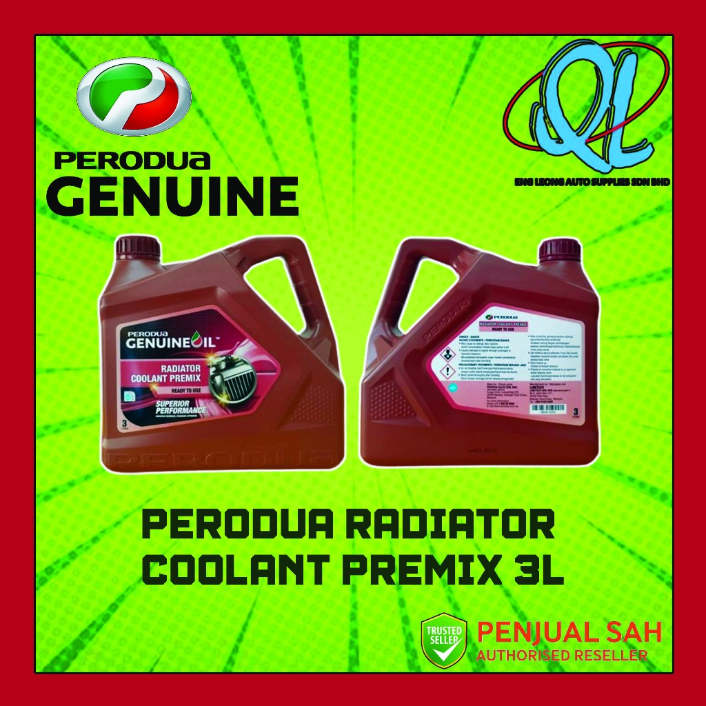 PERODUA RADIATOR COOLANT PREMIX 3L | Shopee Malaysia