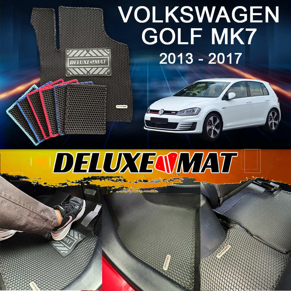 Deluxe Mat VOLKSWAGEN Golf GTI MK7 2013 2014 2015 2016 2017 Car Carpet ...