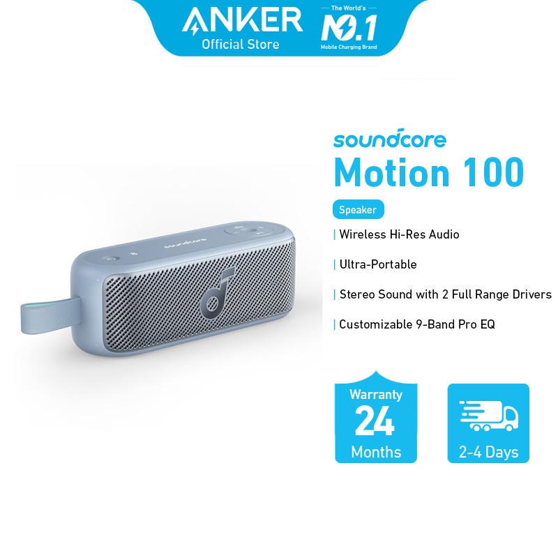 Anker Soundcore Motion 100 A3133 | Hi-Res Audio | IPX7 Waterproof ...