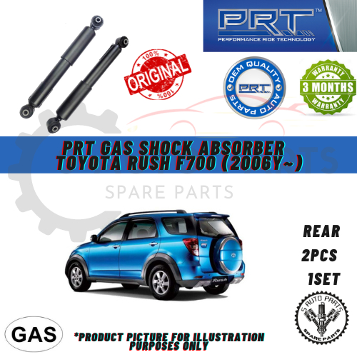 TOYOTA RUSH F700 (2006Y~) (REAR) 100% ORIGINAL BRAND PRT SHOCK ABSORBER ...
