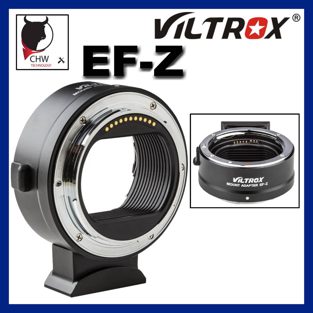 VILTROX ORIGINAL EF-Z AUTO FOCUS ADAPTER NIKON Z BODY USE CANON EF LENS ...