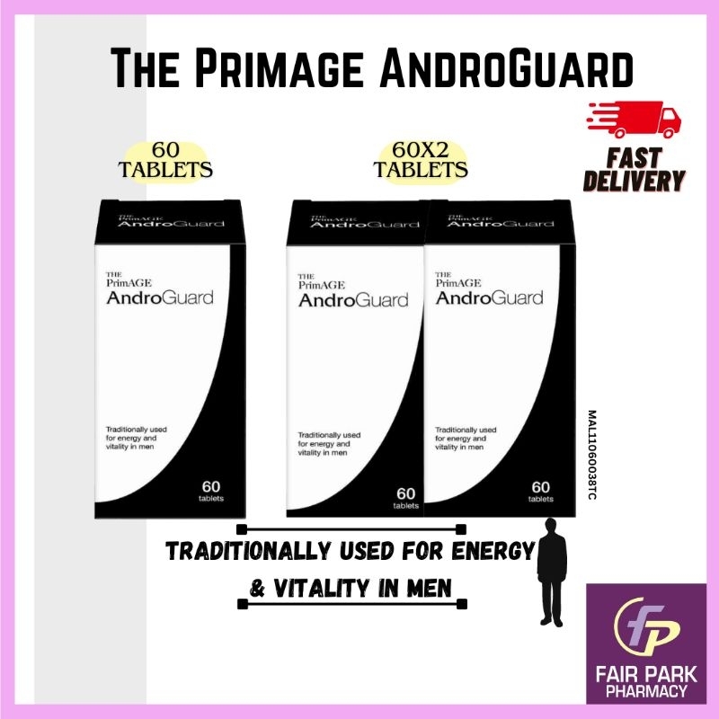 FPpharmacy The PrimAge AndroGuard 60's/ 60'sx2. Exp date:07/2026 ...