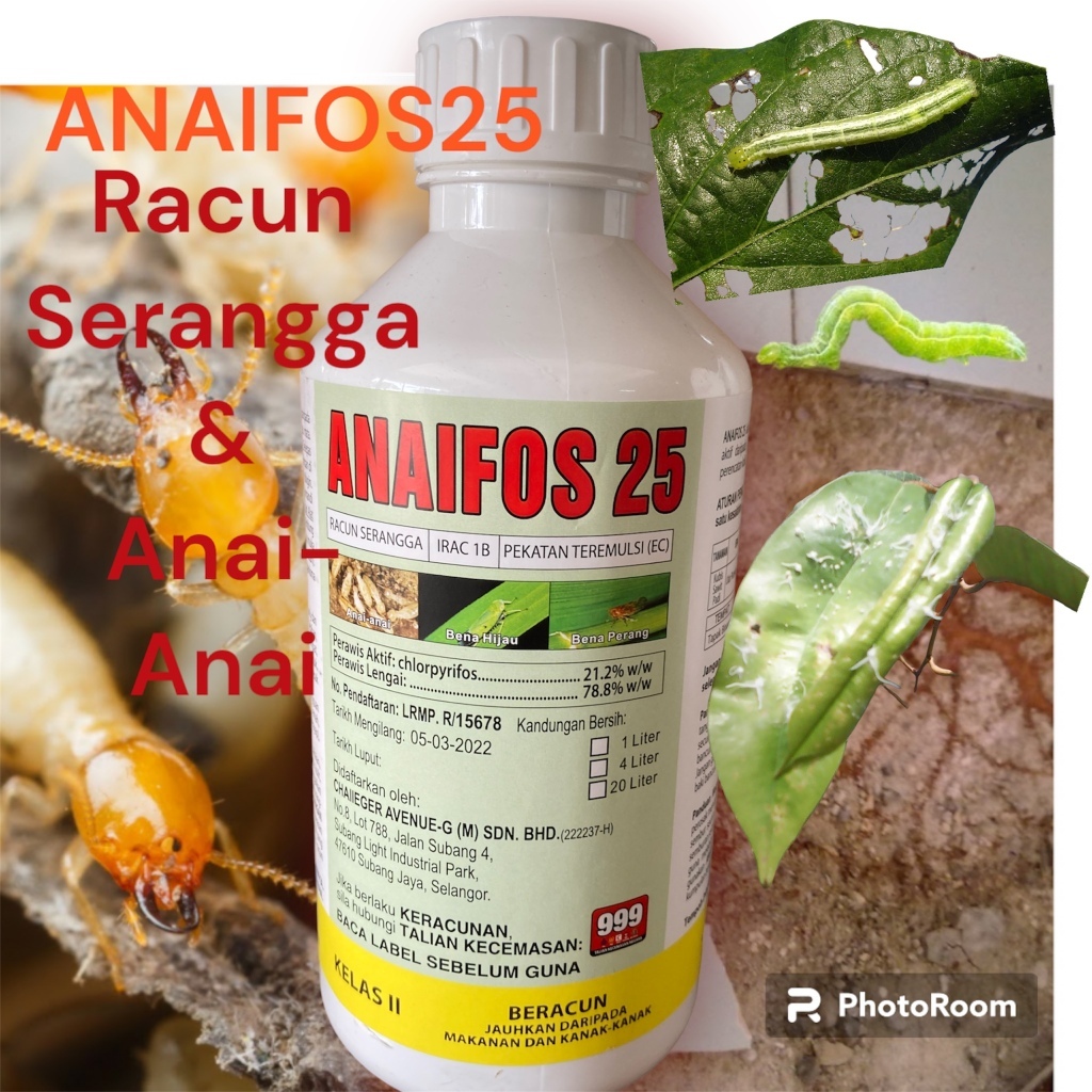 1 lit. /EB Anaifost 21 / Racun Serangga / Racun Ulat / Racun Anai-Anai ...
