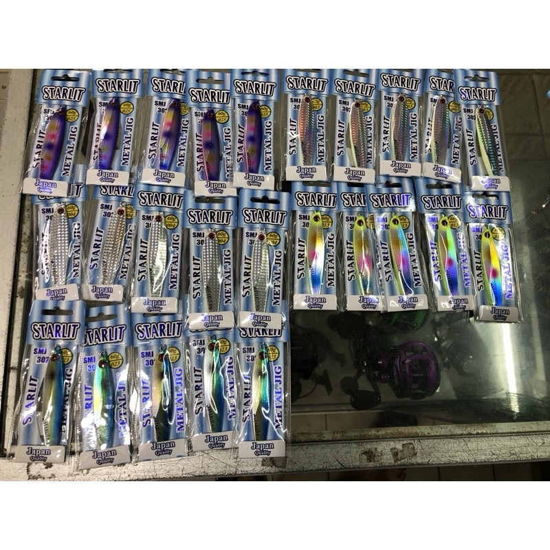 STARLIT KAIDO METAL JIG/LIGHT JIG/TENGGIRI JIG (SMJ302)(60G) | Shopee ...