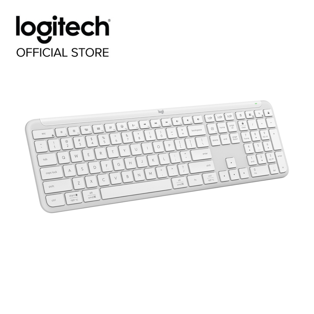 Logitech K950 Signature Slim Wireless Keyboard, Sleek Design, Switch ...