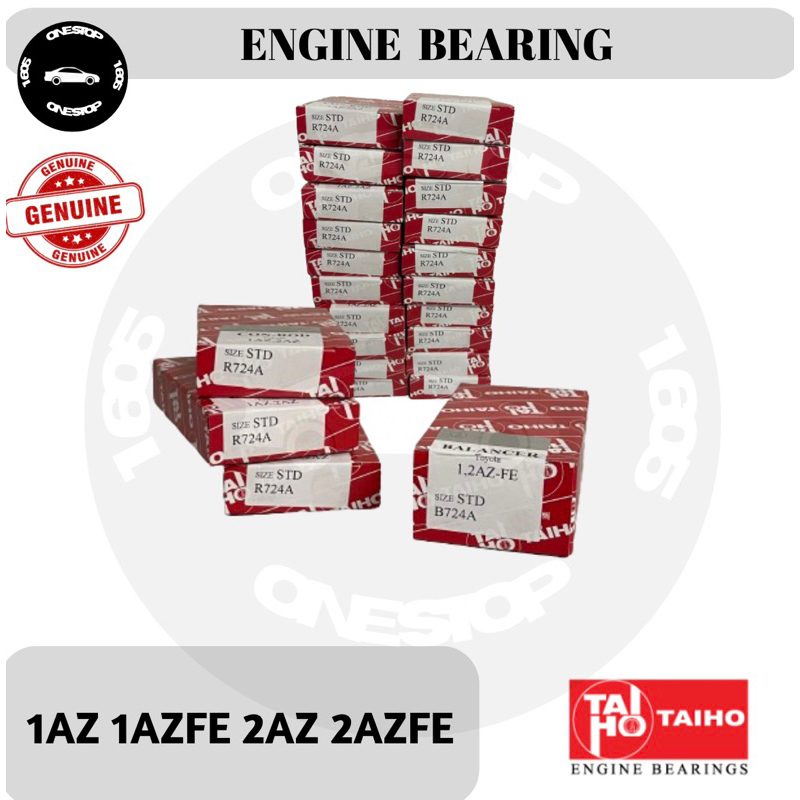 TOYOTA 1AZ 1AZFE 2AZ 2AZFE JAPAN TAIHO BEARING MAIN, CON ROD, BALANCER ...