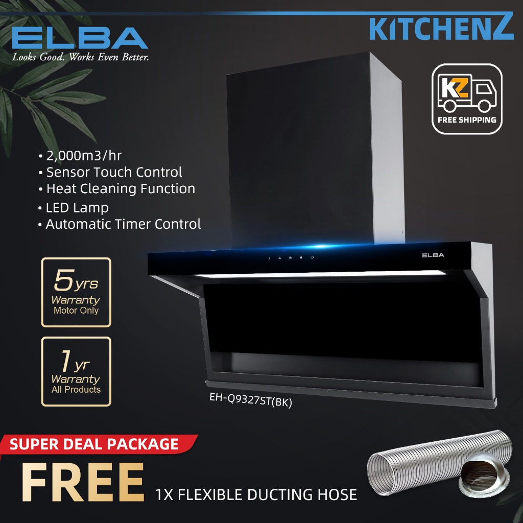 [FREE Shipping] Elba M8442 Tempered Glass Build In Cooker Hod and Hood ...