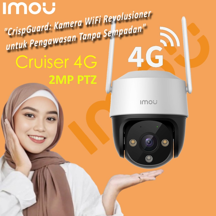 IMOU Cruiser 4G 2MP 1080P PTZ LTE 4G Security camera wireless ...