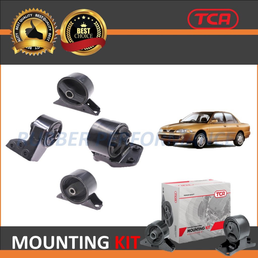 1 SET TCA BRAND ENGINE MOUNTING PROTON WIRA 1.6 1.8 /PUTRA 1.8/SATRIA1 ...