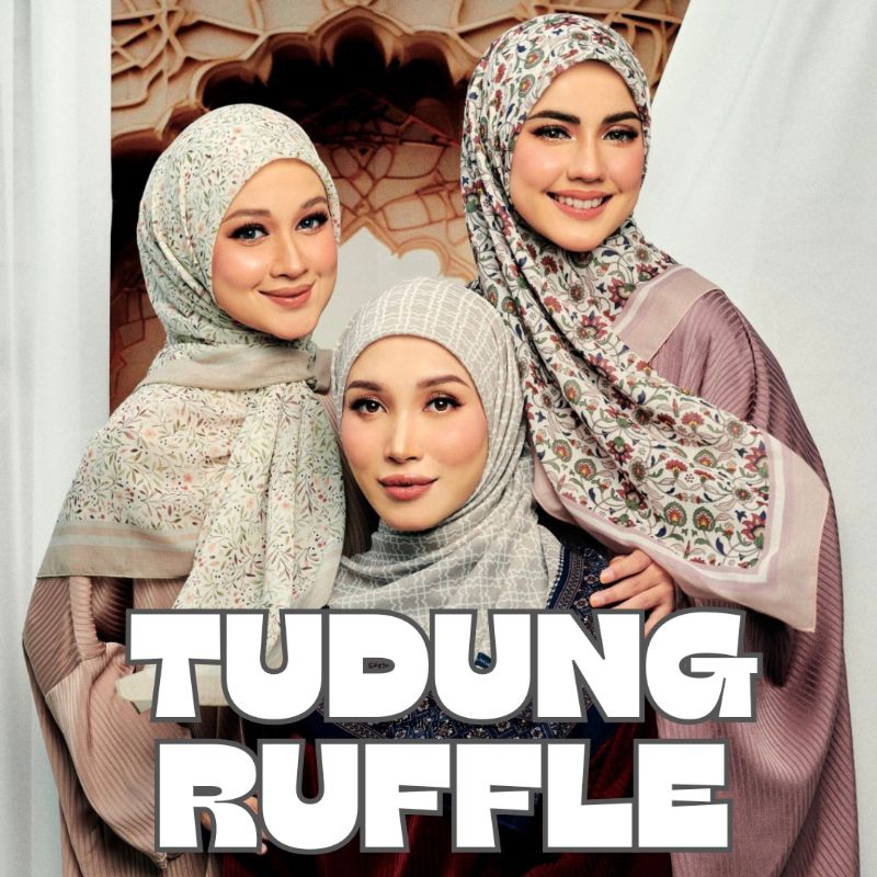 TUDUNG AWAM BAWAL COTTON TUDUNG RUFFLE VIRAL | Shopee Malaysia