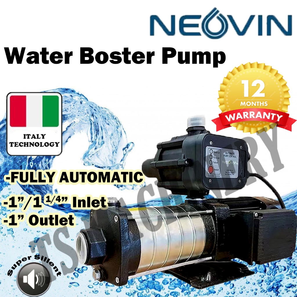 [𝐎𝐫𝐢𝐠𝐢𝐧𝐚𝐥]Neovin Automatic Home Booster Water Pump CH-M2-30 0.5HP CH ...