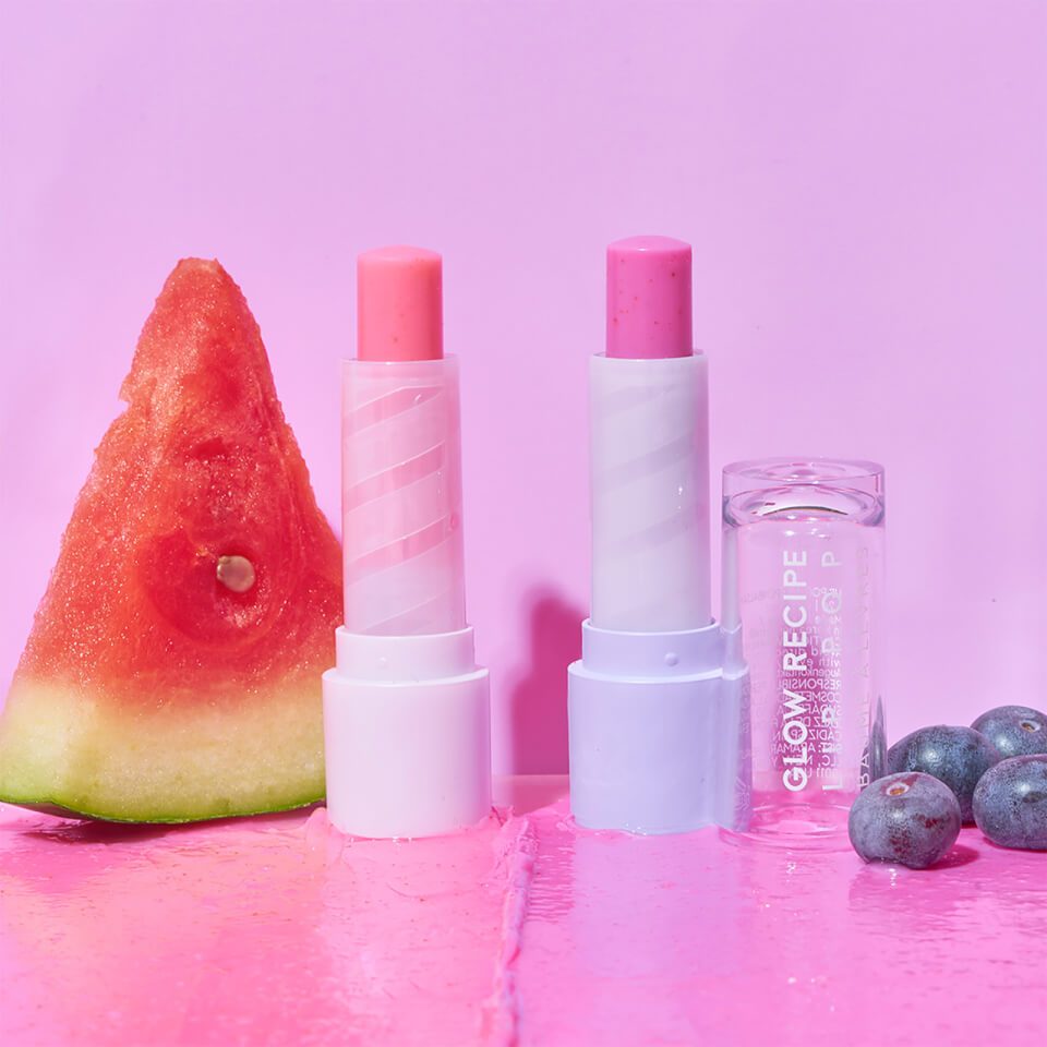 Glow Recipe Blueberry Bounce Watermelon Glow Lip Pop Balm Tint Scrub ...