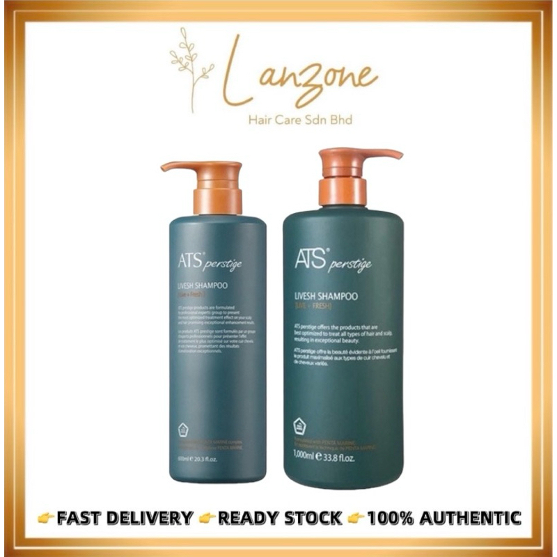 100% From Korea ATS Perstige Livesh Shampoo 600ml/1000ml | Shopee Malaysia