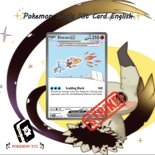 Pokemon Single Hit card English 24 - EISCUE SPECIAL ILLUSTRATION RARE ...