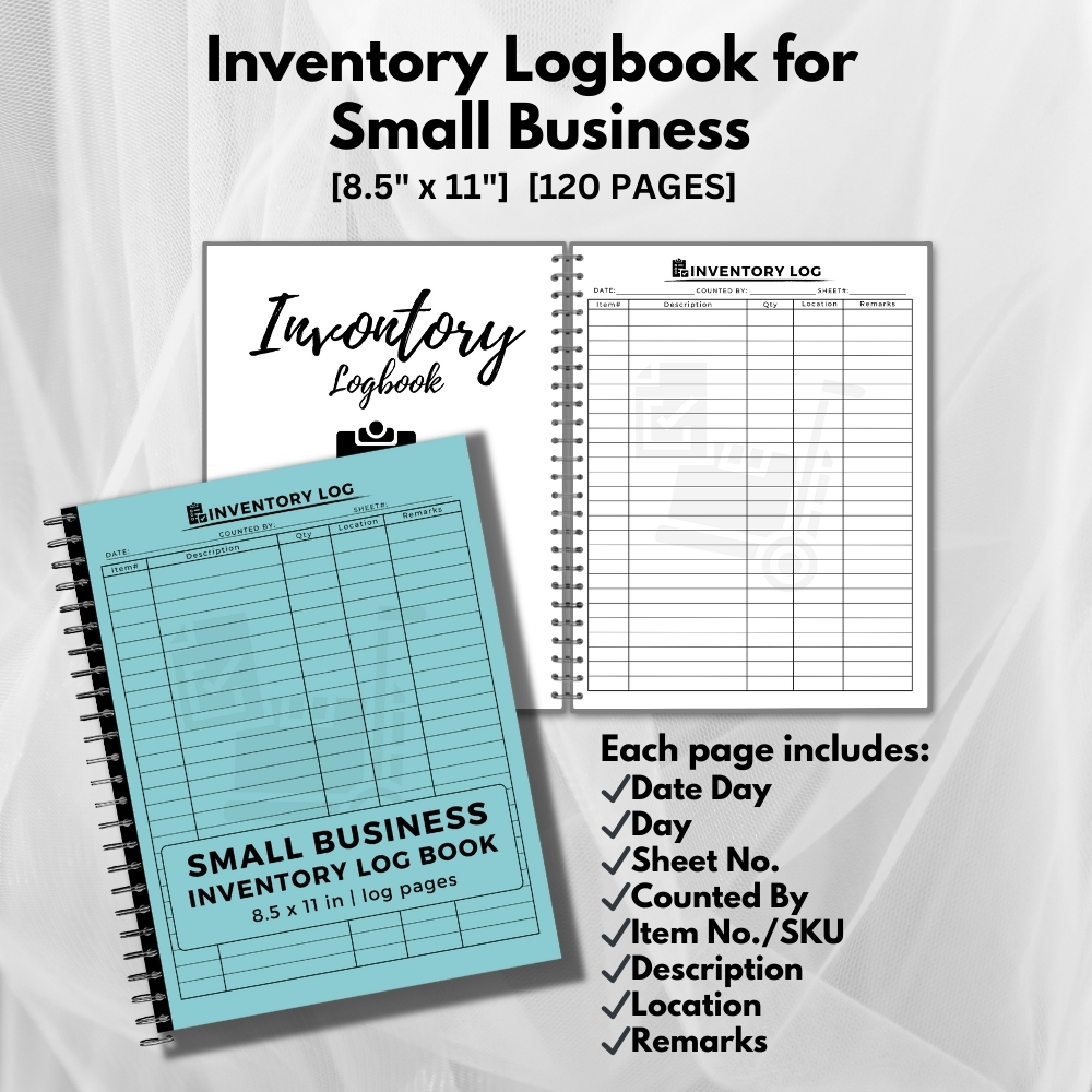 [#LB01] Inventory Logbook for Small Business / Buku Log Inventori untuk ...