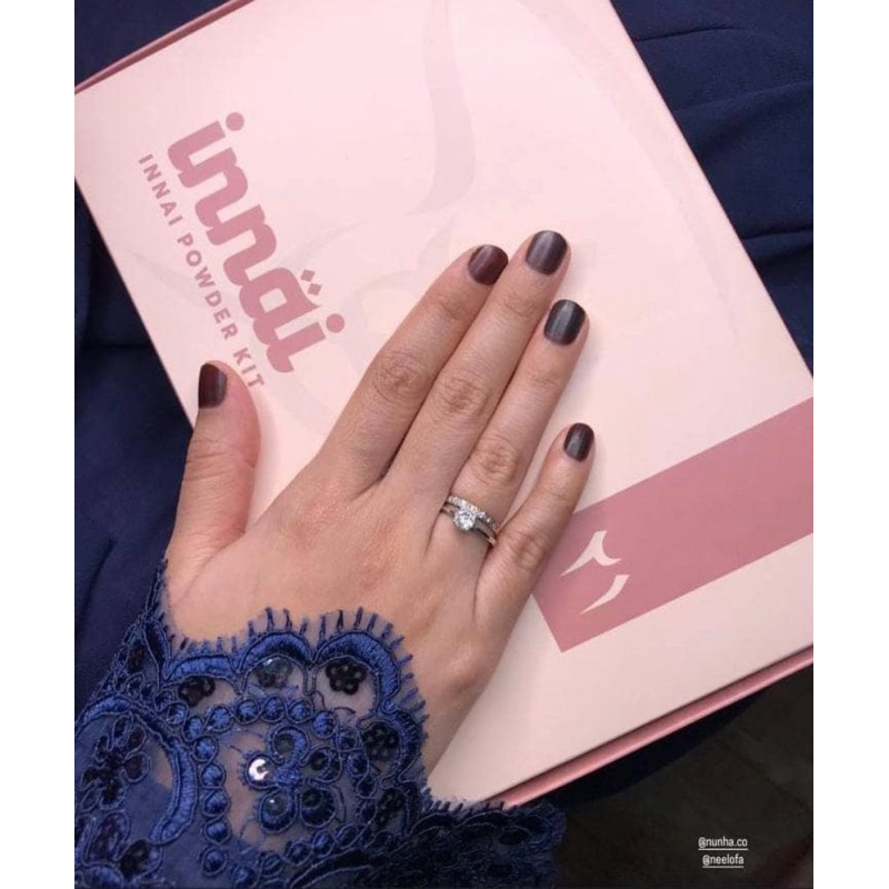 💅🏻 Innai Nunha Dark Brown / Inai Instant / Inai Cantik | Shopee Malaysia
