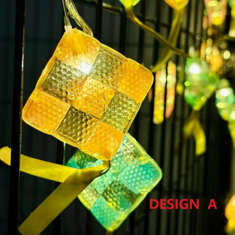 Crystal Ketupat LED Chasing Decoration Lights Hari Raya Aidilfitri ...