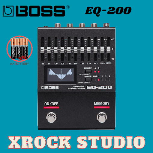 Boss EQ-200 Graphic Equalizer Pedal (EQ200) | Shopee Malaysia