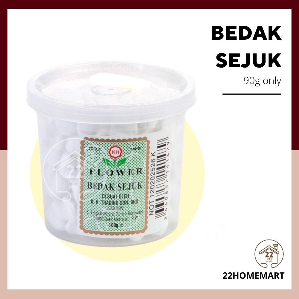Flower Bedak Sejuk Traditional 90g/95g KH Aloe Vera Powder Bedak Sejuk ...
