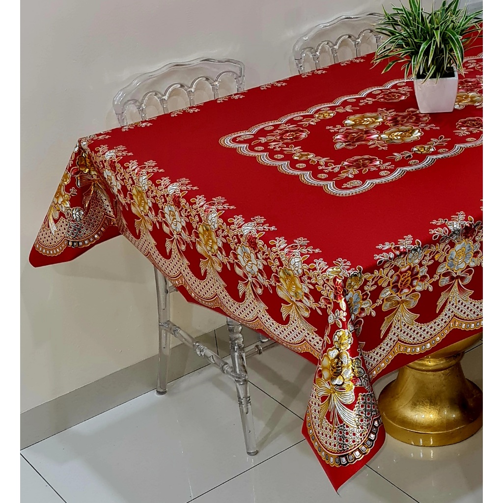 Alas Meja Makan 6 Kerusi Corak Exclusive READY STOCK ! # lapik meja ...
