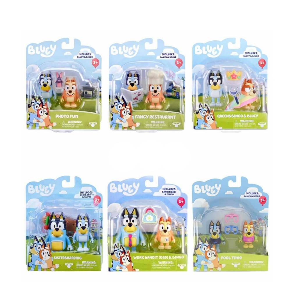 Bluey Season 5 - 2 Figure Pack Assorted | Shopee Malaysia