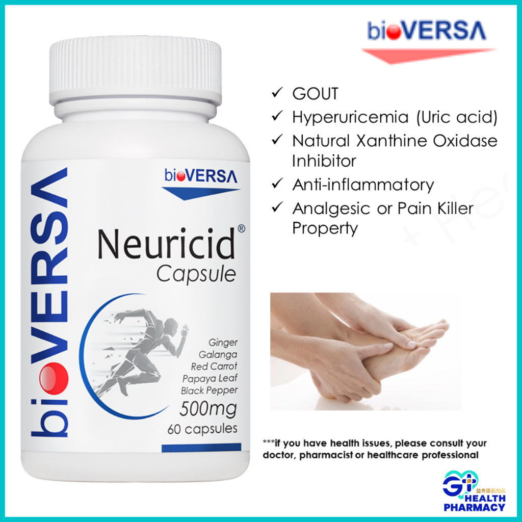 Bioversa Neuricid Forte Capsules 500mg 60's | Shopee Malaysia