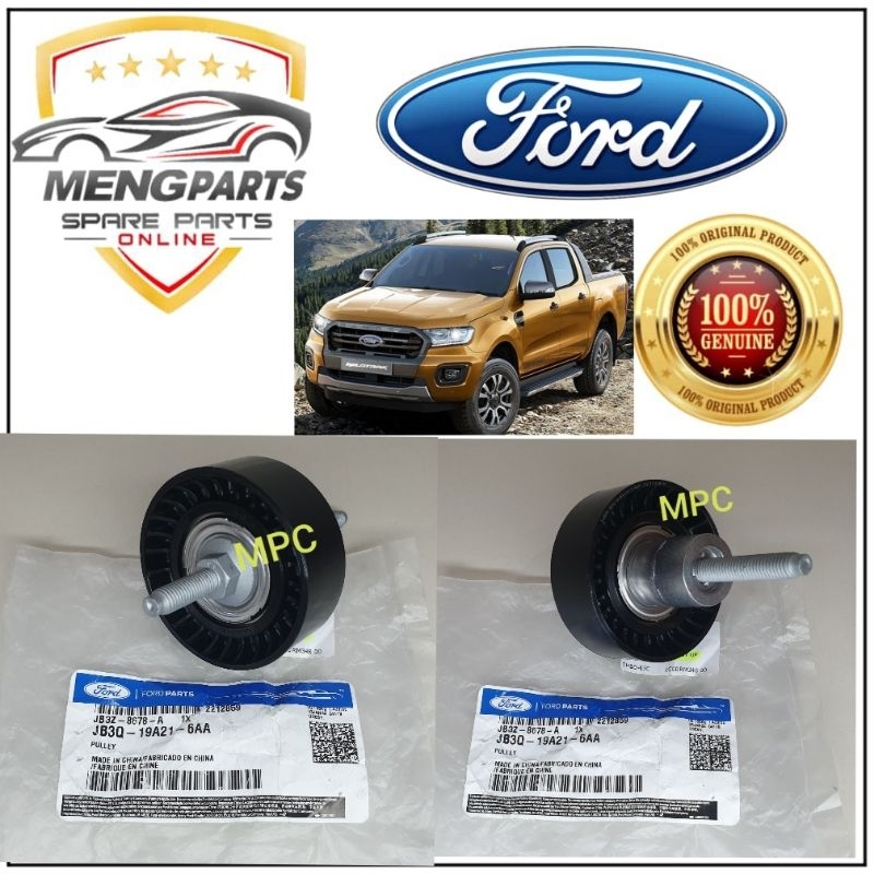ORIGINAL FORD RANGER T8 2.0 2018Y FAN BELT PULLEY JB3Z-86-78A | Shopee ...