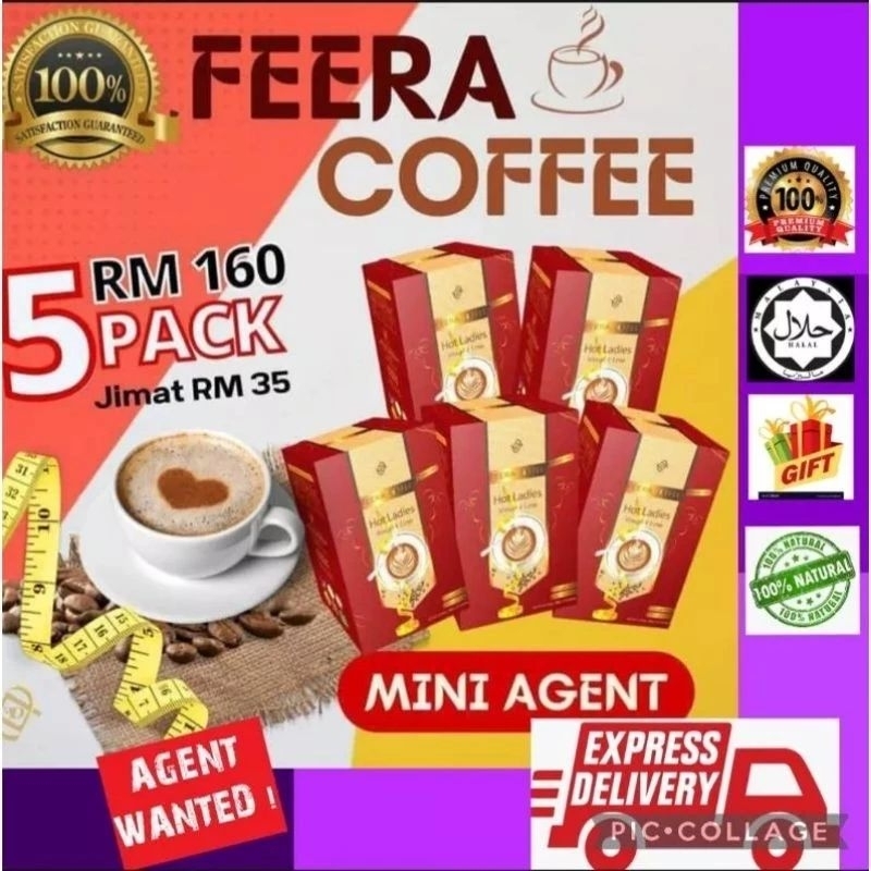 FEERA COFFEE PACKAGE MINI AGENT (5 BOX) | Shopee Malaysia