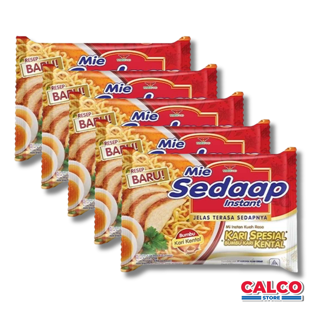 76g x 5pcs Wingsfood Mie Sedaap Instant Mi Instan Kuah Rasa Kari ...