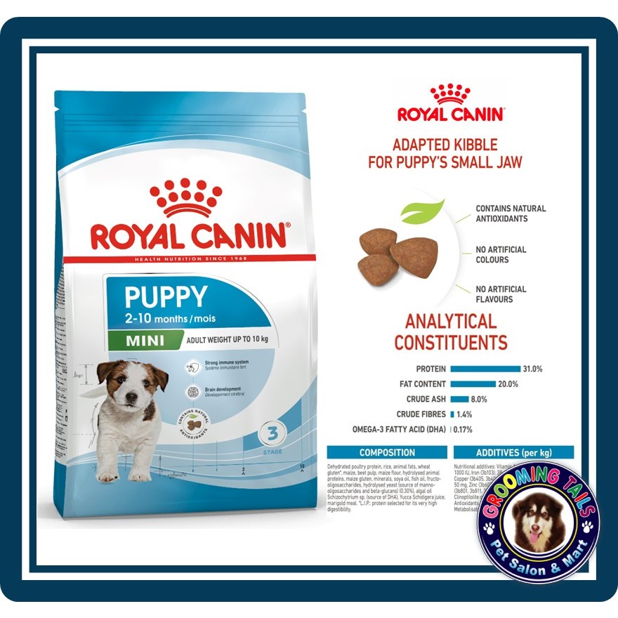 ROYAL CANIN Mini Puppy 2KG Made for Small Breed PUPPIES ( AGED 2-10 ...