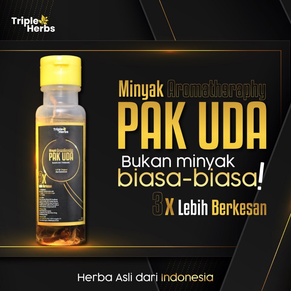 [BOTOL BARU] Minyak Saraf Pak uda Herba Akar Original| Minyak Saraf ...