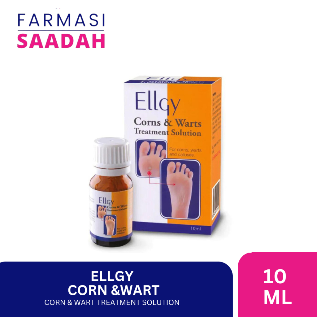 ELLGY CORN &WARTS TREATMENT SOLUTION 10ML Salicylic Acid 17% w/v ...