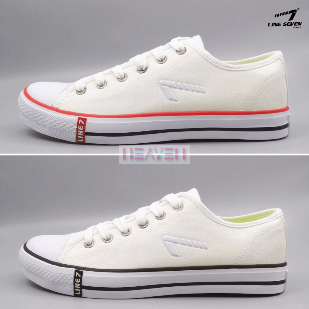 Line7 School Shoes White Colour-6619 [SOLF INSOLE + EVA RUBBER SOLE ...