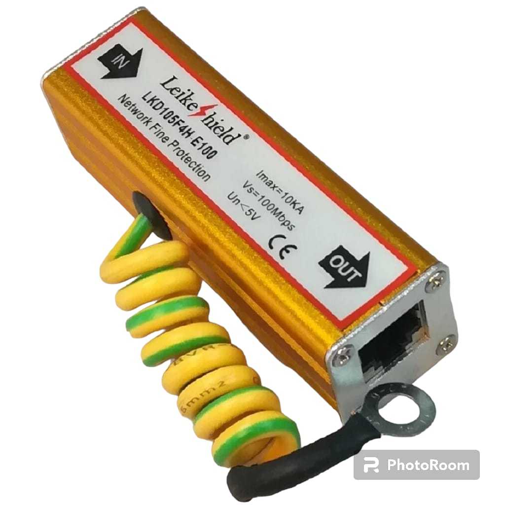 NETWORK FINE PROTECTOR (NETWORK RJ45 LIGHTNING, THUNDER SURGE PROTECTOR ...