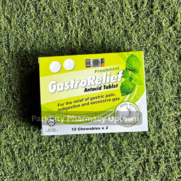 Winwa Gastrorelief Freshmint Antacid Tablet [12s x 2] 00 3038 | Shopee ...