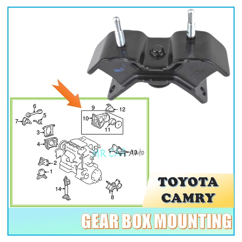 TOYOTA CAMRY V6 MCV10 NAZA RIA (COVERT TOYOTA ENGINE V6) GEARBOX ...