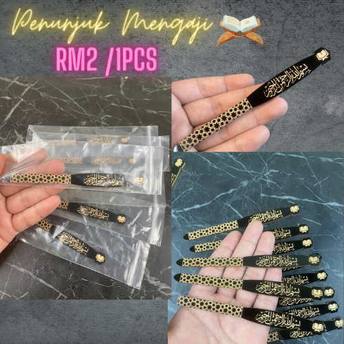 20pcs KEATAS Penanda Buku corak Tanpa Nama Acrylic DOORGIFT Kahwin ...