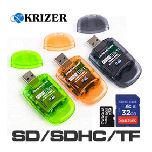 HEYU SY-390 USB Memory Card Reader for TF Micro SDHC Mini SD MMC RS-MMC ...