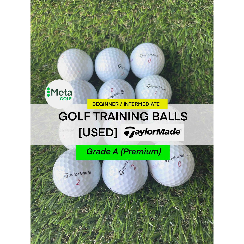 TAYLORMADE_12 balls/pack_GOLF BALLS_USED_TERPAKAI_PREMIUM QUALITY_READY STOCK, TRAINING GOLF ...