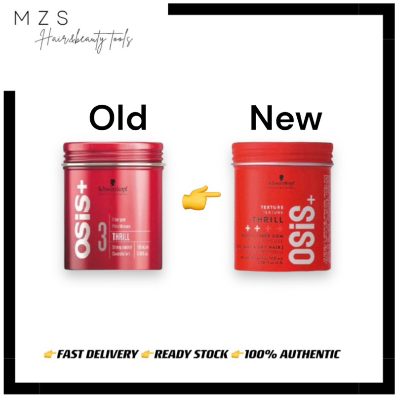 Schwarzkopf Osis + Thrill Texture Fiber Gum (100ml) | Shopee Malaysia