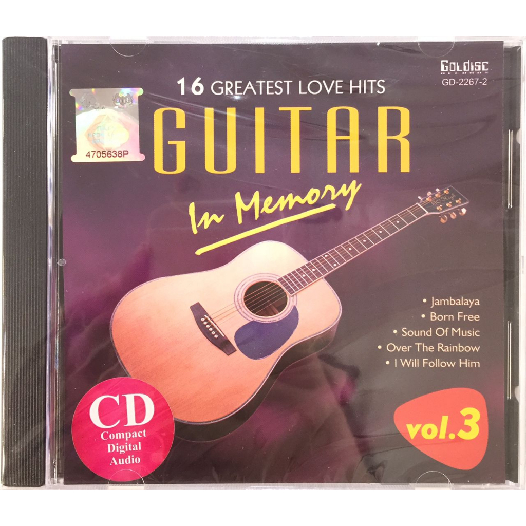 Musical CD 16 Greatest Guitar In Memory Vol 3 (CD) | Shopee Malaysia