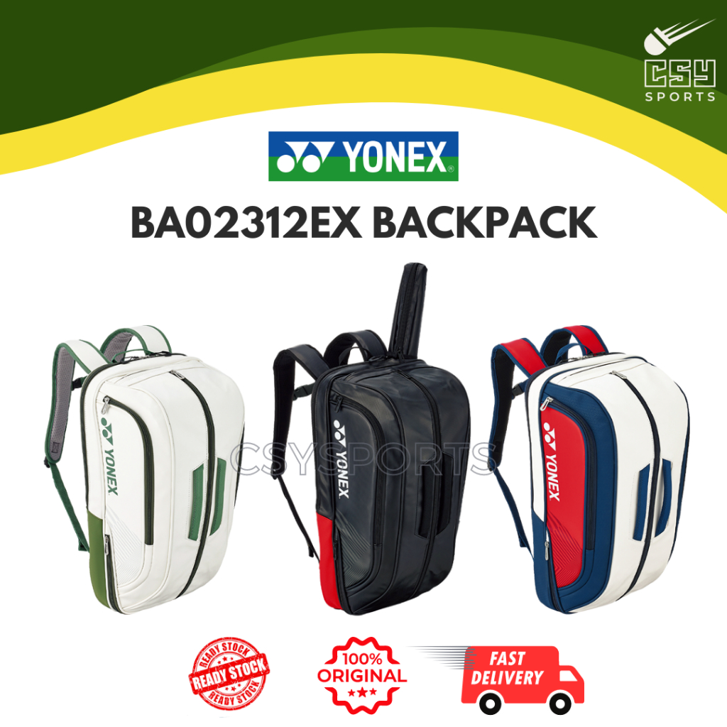 [100% ORIGINAL] YONEX Badminton Racket 23 Expert Series Backpack Bag BA02312EX | Shopee Malaysia