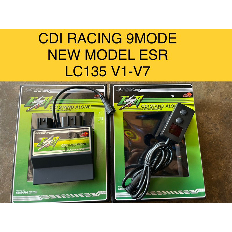 LC135 CDI UNIT RACING 9MODE MAPPING ESR NEW MODEL FOR LC135 V1 V2 V3 V4 ...