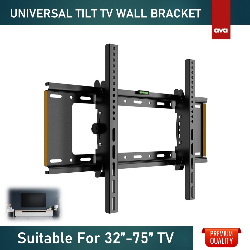 ZENO 32”-75” Tilt Adjustable Up Down Flat Panel LED LCD TV Wall Mount ...